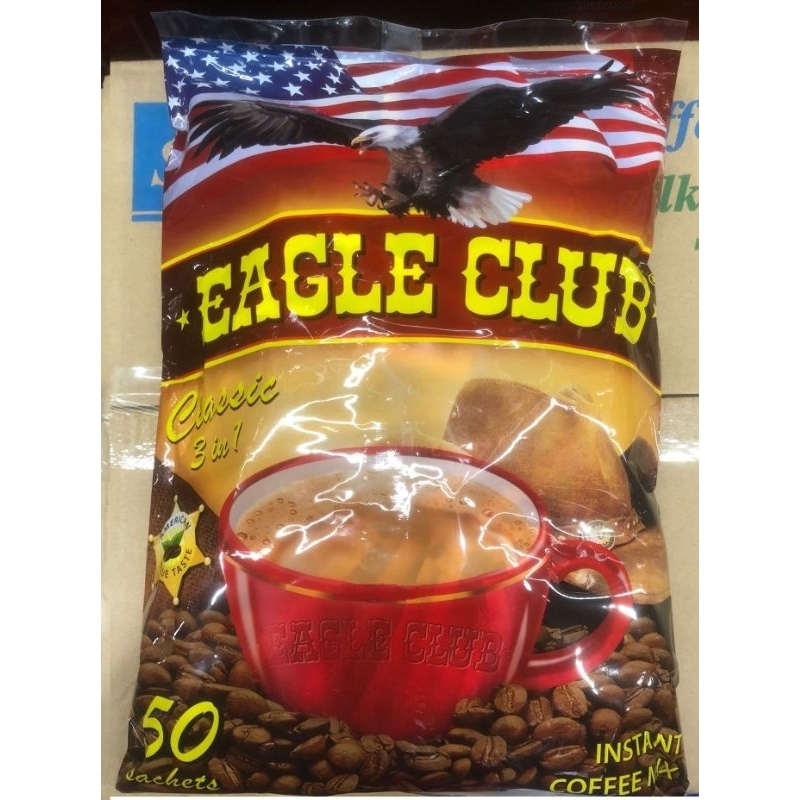 Eagle Club Classic Instant Coffee Mix 3in1 instant coffee sachets ...