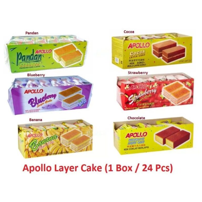 Apollo layer cake packet cake rolls Indonesian later cake instant ...