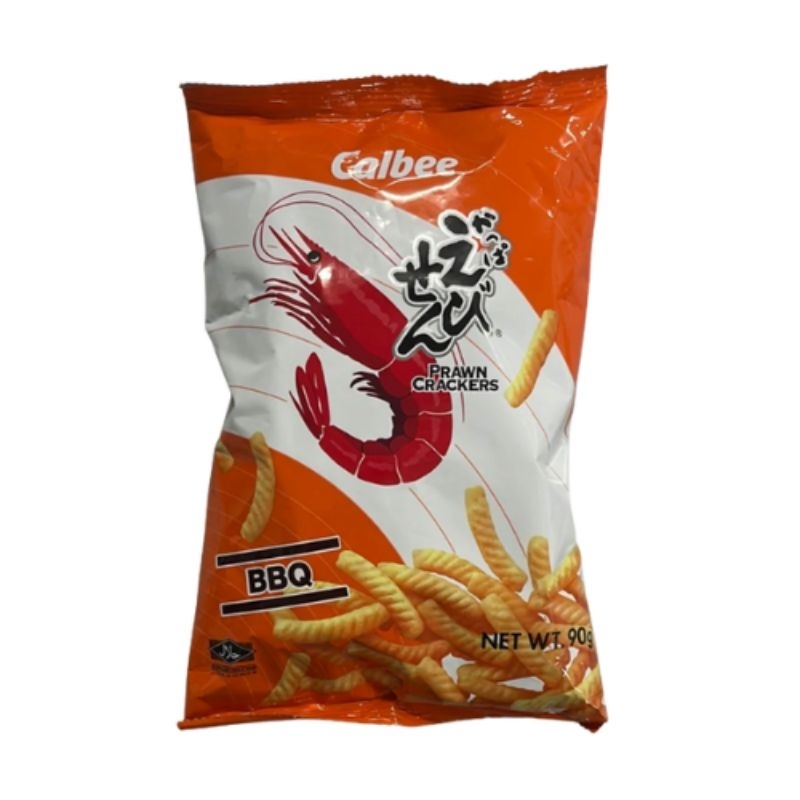 Calbee prawn cracker bbq prawn sticks seafood tidbits prawn cracker ...