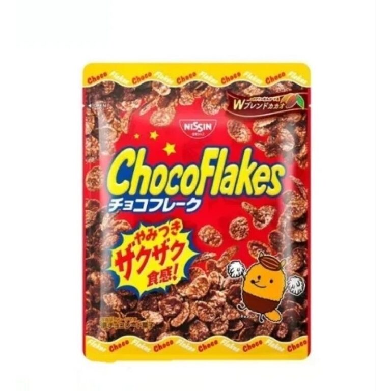 Nissin chocolate flakes chocoflakes chocolate covered cornflakes Nissin ...