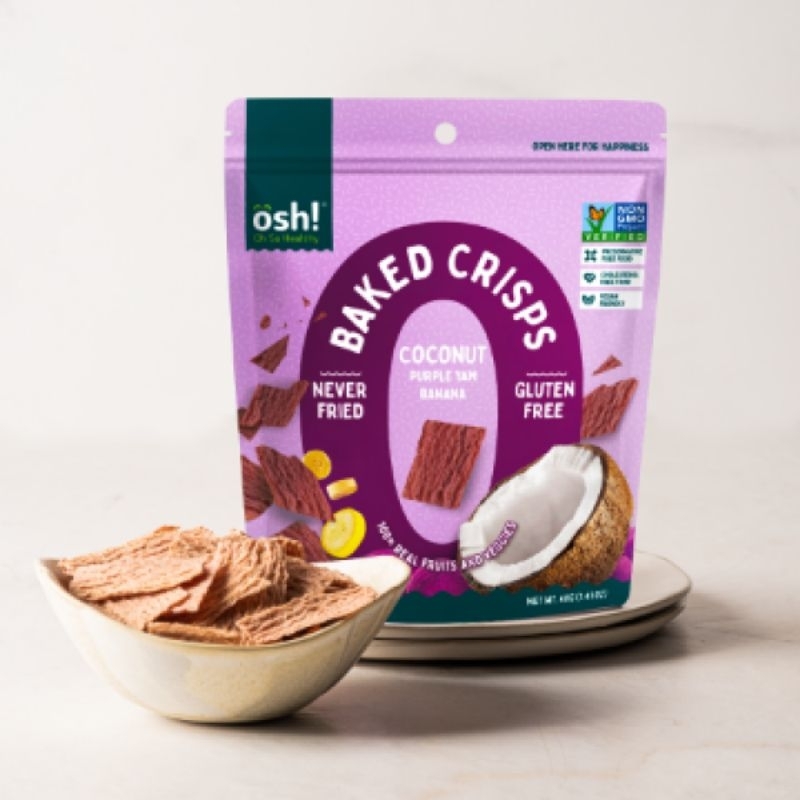 Osh! Oh so healthy baked crisps dried fruit chips gluten Review ...