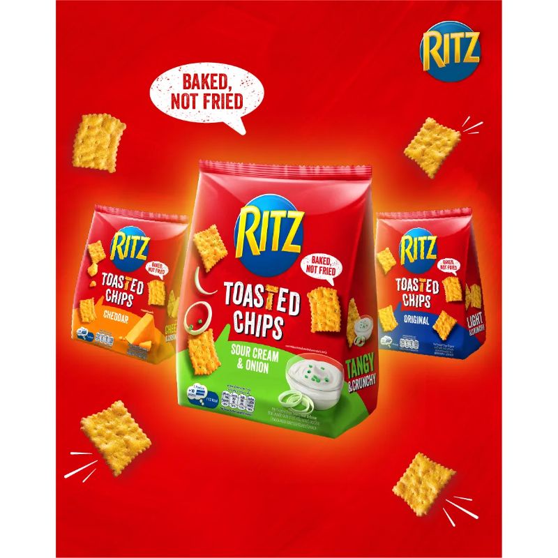 Ritz toasted chip cheddar sour cream original biscuit snack charcuterie ...