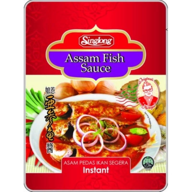 Singlong Assam fish sauce premix instant asam pedas ikan segera Review ...